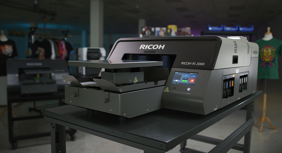 Ri 2000 Direct to Garment Printer | Ricoh Latin America