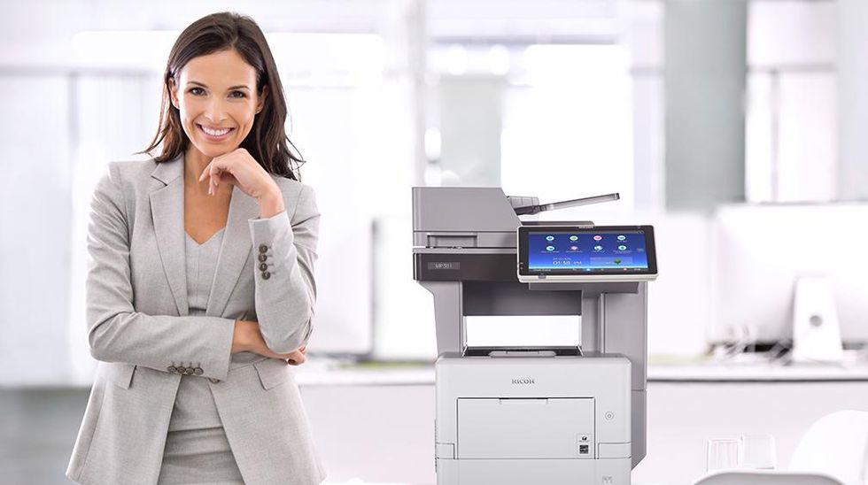 MP 501SPF Impressora Multifuncional Laser Preto e Branco | Ricoh ...